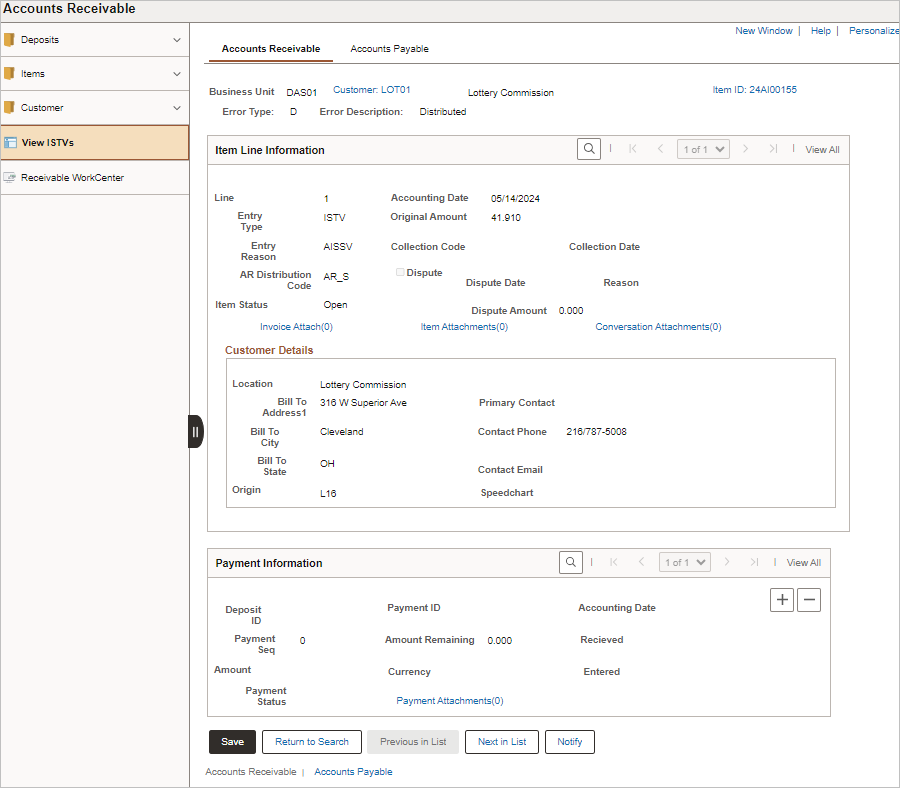 Resolving ISTV in Dispute