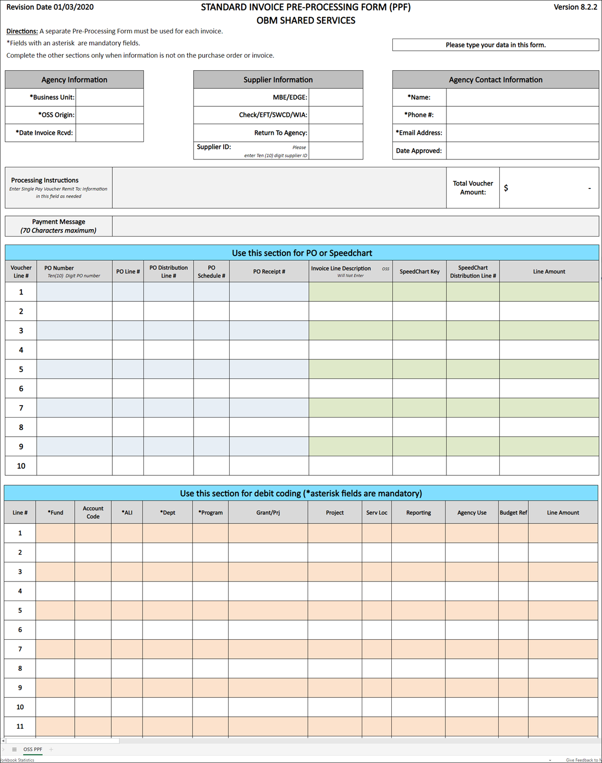 Using a Pre-Processing Form