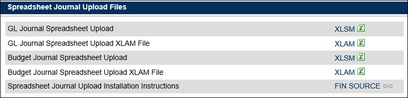 (GL) Setting Up Spreadsheets for Journal Entries